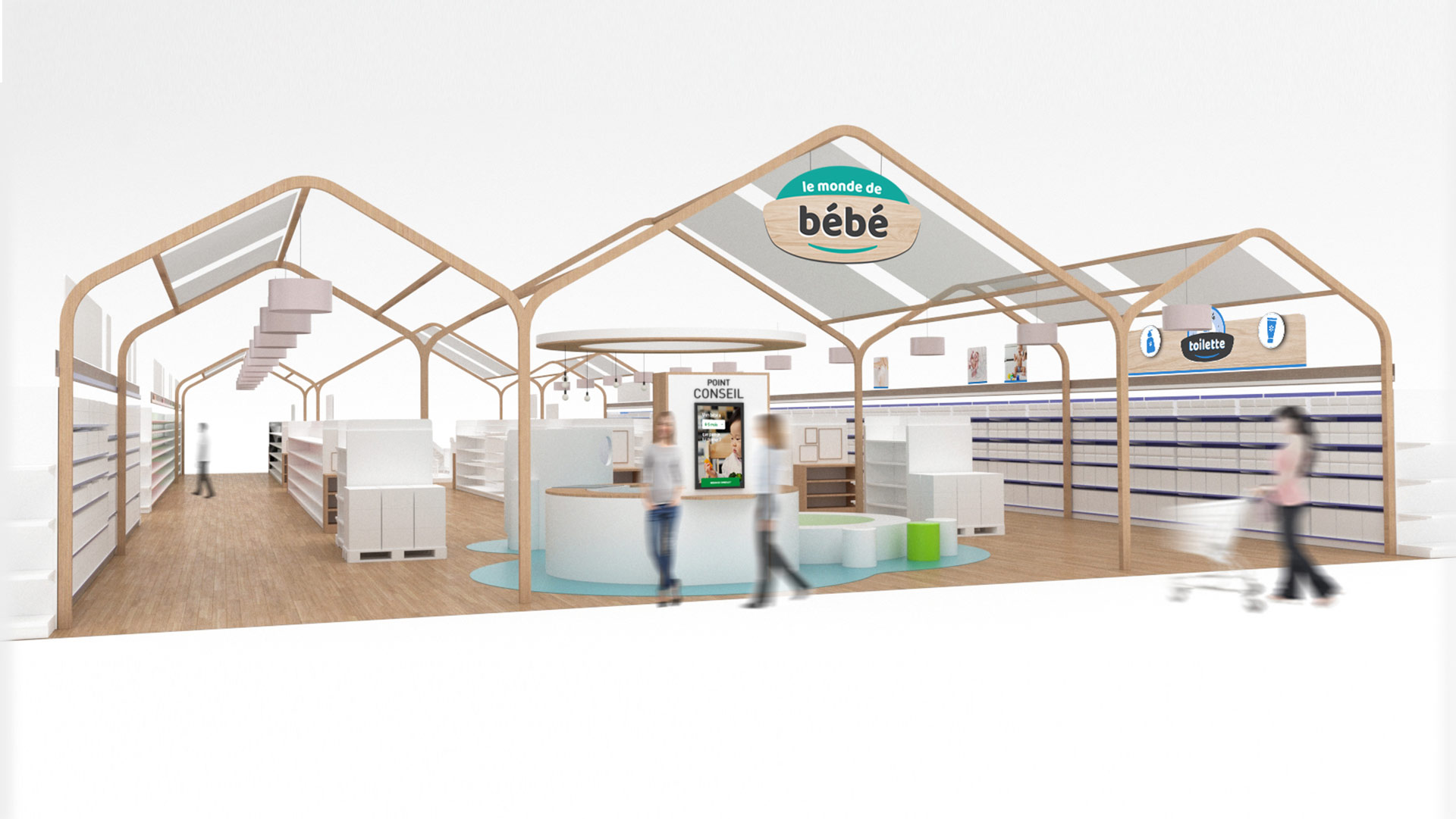 Retail design, agencement point de vente - Cameleon group